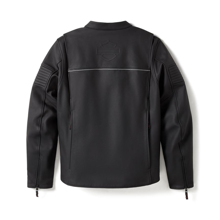 Jezdecká kožená bunda Harley-Davidson černá 97015-25VM | Harley ...